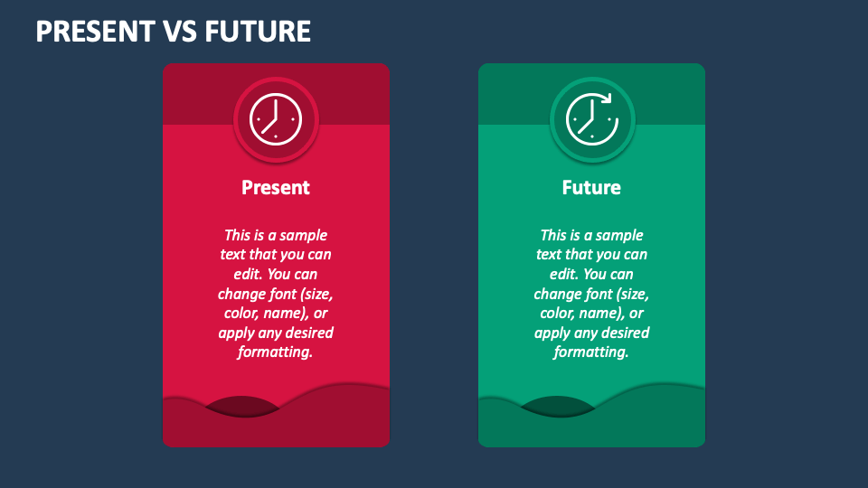 Present Vs Future PowerPoint and Google Slides Template - PPT Slides