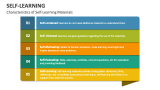 Self-Learning PowerPoint Presentation Slides - PPT Template