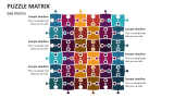 Puzzle Matrix PowerPoint Presentation Slides - PPT Template