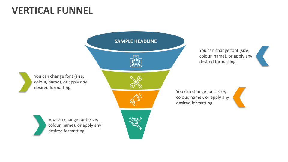 Vertical Funnel PowerPoint Presentation Slides - PPT Template