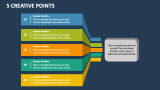 5 Creative Points PowerPoint Presentation Slides - PPT Template