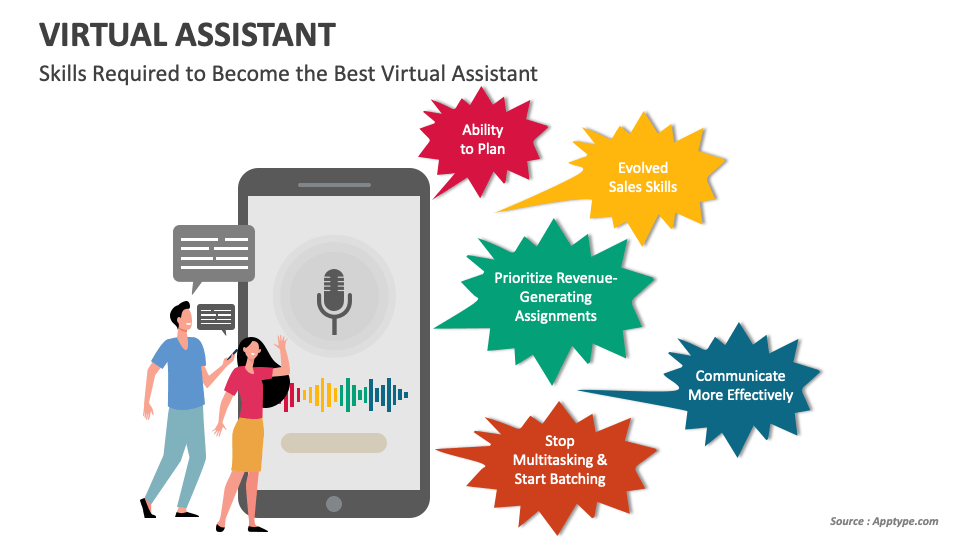 Virtual Assistant PowerPoint and Google Slides Template - PPT Slides