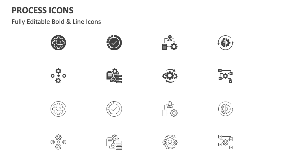 Process Icons for PowerPoint and Google Slides - PPT Slides
