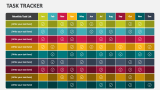 Task Tracker PowerPoint and Google Slides Template - PPT Slides