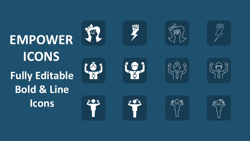 Empower Icons PowerPoint Presentation Slides - PPT Template