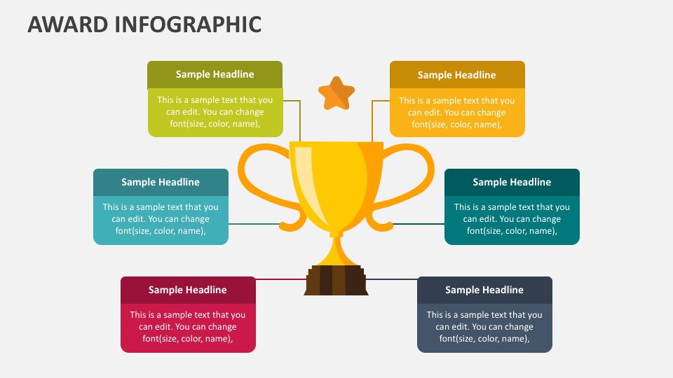 Award Infographic PowerPoint Presentation Slides - PPT Template