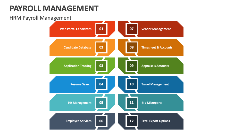 Payroll Management PowerPoint and Google Slides Template - PPT Slides