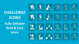 Challenge Icons PowerPoint Presentation Slides - PPT Template
