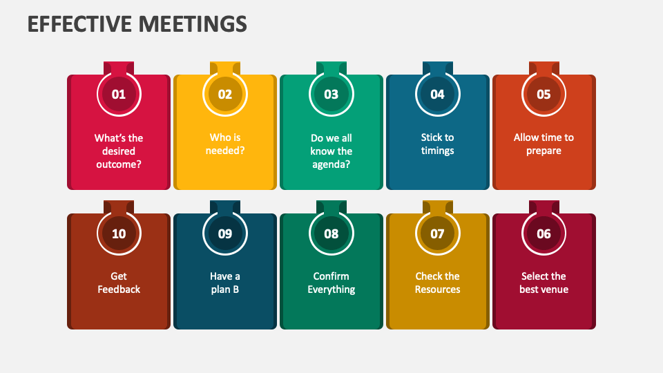 Effective Meetings PowerPoint Presentation Slides - PPT Template