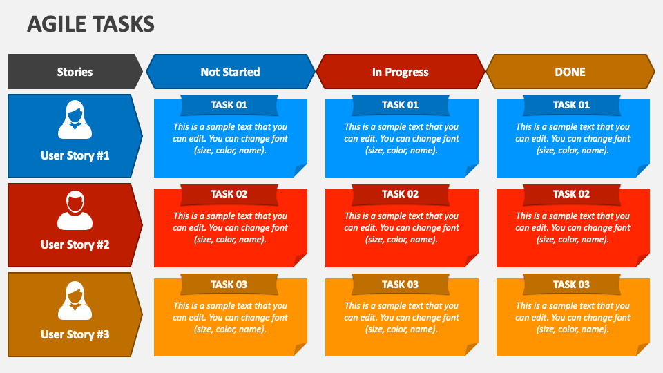 Agile Tasks PowerPoint Presentation Slides - PPT Template