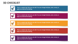 3D Checklist PowerPoint and Google Slides Template - PPT Slides