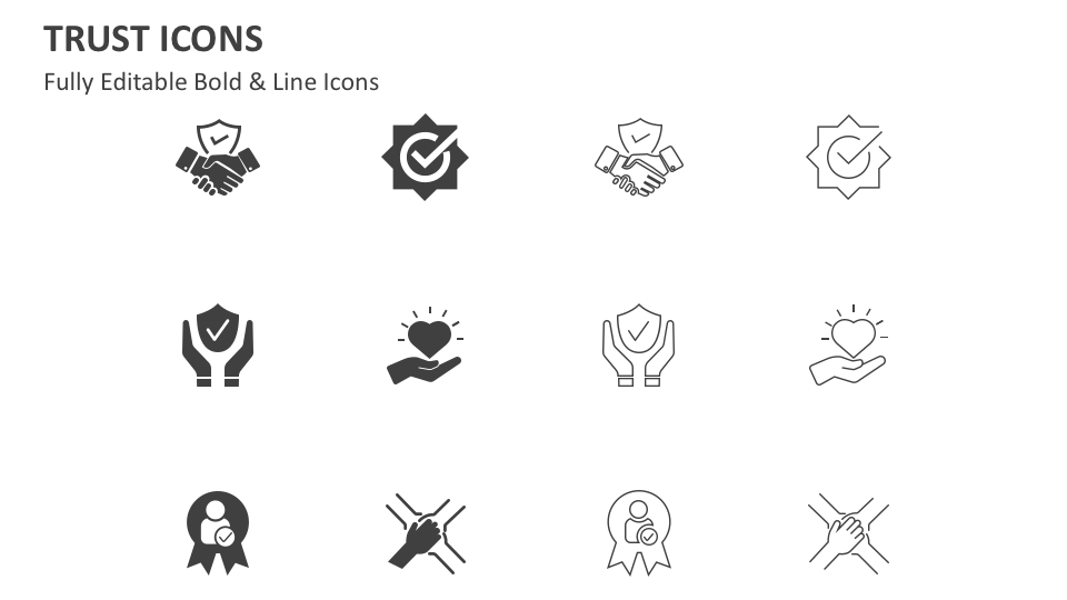 Trust Icons PowerPoint Presentation Slides - PPT Template