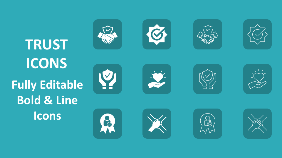 Trust Icons PowerPoint Presentation Slides - PPT Template