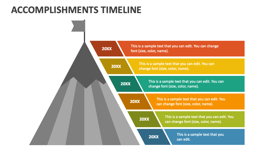 Accomplishments Timeline PowerPoint Presentation Slides - PPT Template