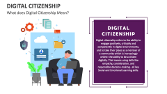Digital Citizenship PowerPoint and Google Slides Template - PPT Slides