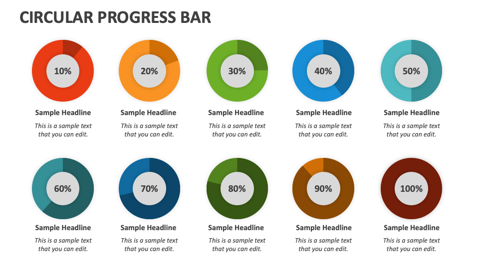 Circular Progress Bar PowerPoint and Google Slides Template - PPT Slides Circular Progress Bar PowerPoint and Google Slides Template - PPT Slides