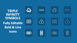 Triple Infinity Symbols for PowerPoint and Google Slides - PPT Slides