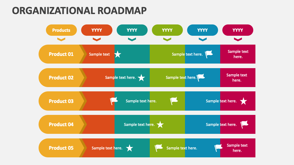 Organizational Roadmap PowerPoint Presentation Slides - PPT Template