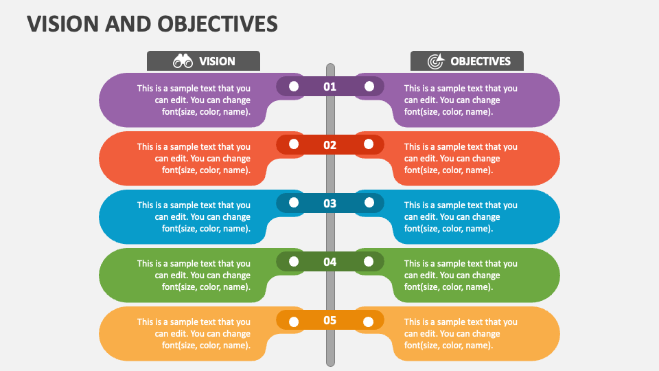 Vision and Objectives PowerPoint Presentation Slides - PPT Template