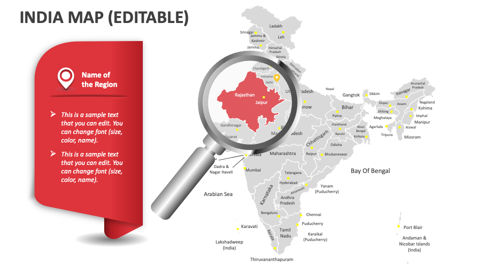 India Map PowerPoint Presentation Slides - PPT Template