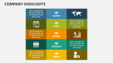 Company Highlights PowerPoint and Google Slides Template - PPT Slides