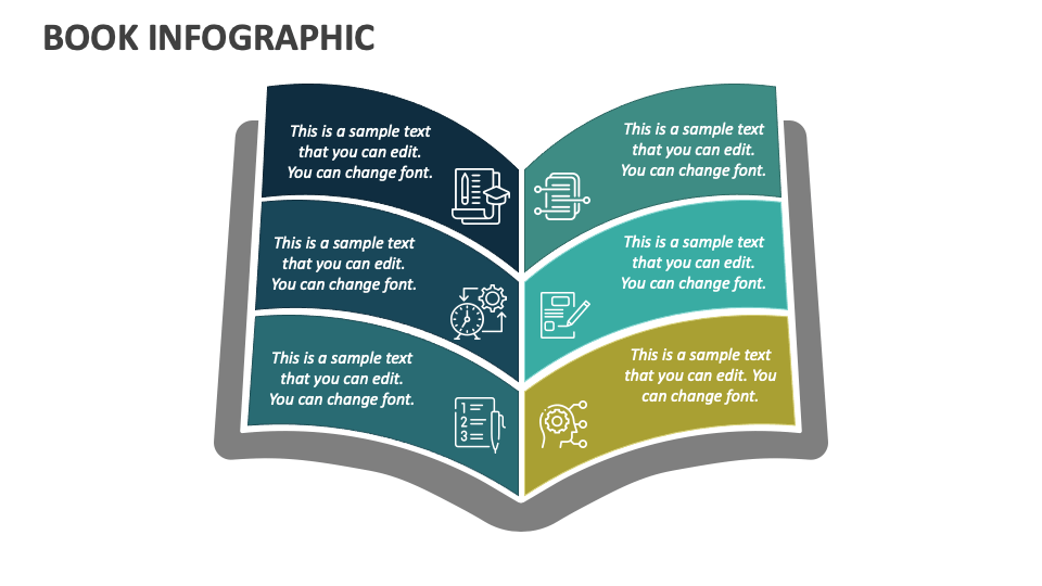 Free Book Infographic PowerPoint and Google Slides Template - PPT Slides