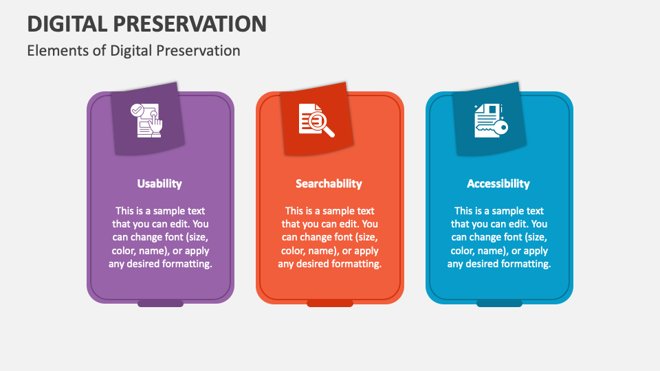 Digital Preservation PowerPoint and Google Slides Template - PPT Slides