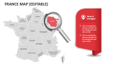 France Map PowerPoint Presentation Slides - PPT Template