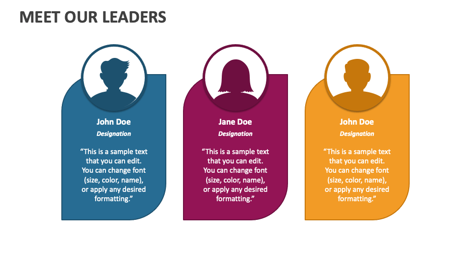 Meet Our Leaders PowerPoint and Google Slides Template - PPT Slides
