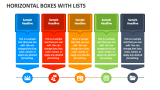 Horizontal Boxes With Lists PowerPoint and Google Slides Template - PPT ...