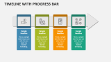 Timeline with Progress Bar PowerPoint Presentation Slides - PPT Template
