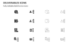 Deliverables Icons for PowerPoint and Google Slides - PPT Slides