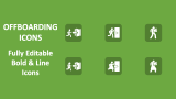 Offboarding Icons for PowerPoint and Google Slides - PPT Slides