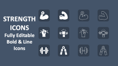 Strength Icons for PowerPoint and Google Slides - PPT Slides