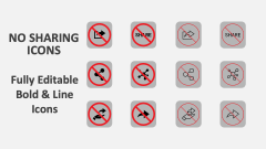 No Sharing Icons for PowerPoint and Google Slides - PPT Slides