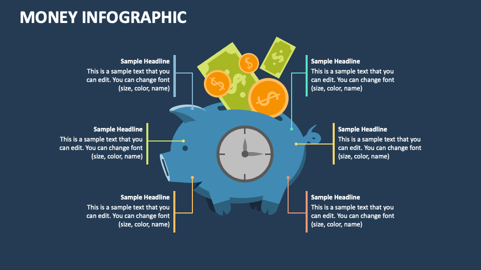 Money Infographic PowerPoint and Google Slides Template - PPT Slides