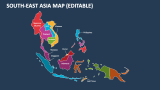 South-East Asia Map PowerPoint Presentation Slides - PPT Template