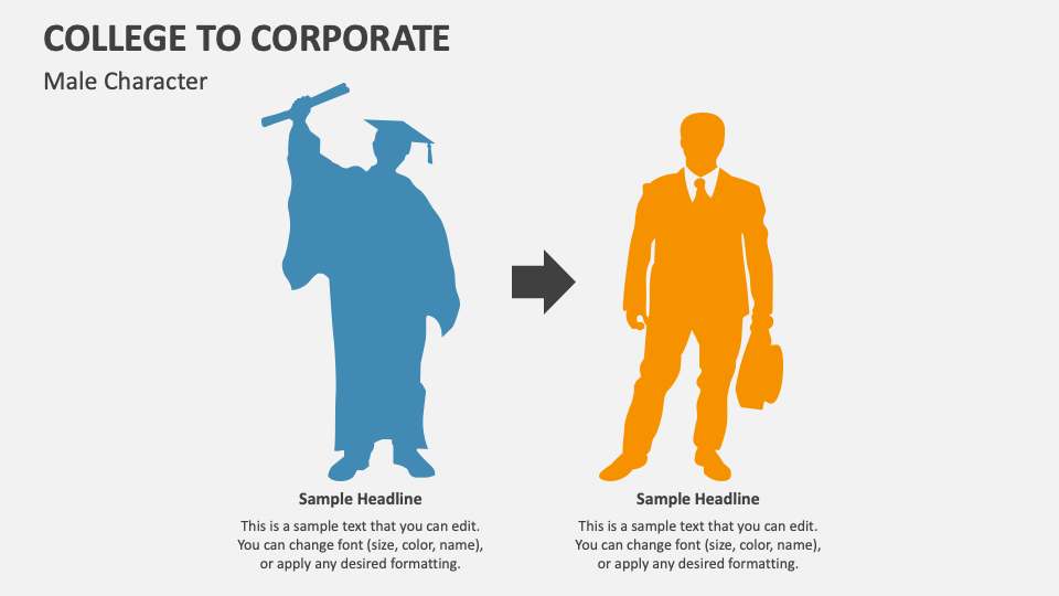 College To Corporate PowerPoint and Google Slides Template - PPT Slides