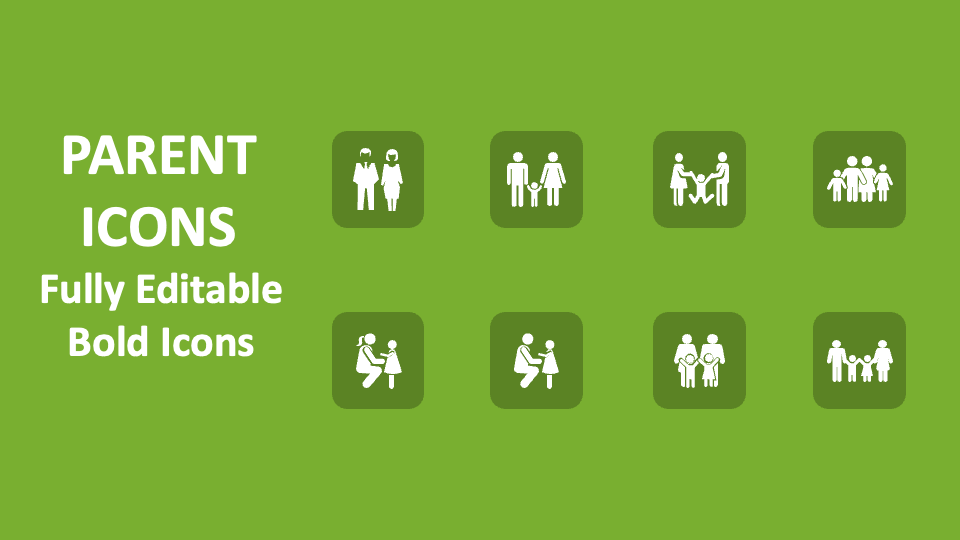 Parent Icons for PowerPoint and Google Slides - PPT Slides