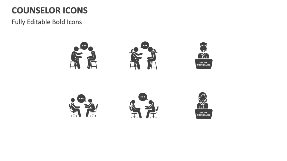 Counselor Icons for PowerPoint and Google Slides - PPT Slides