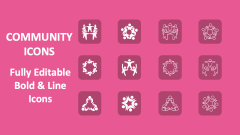 Community Icons for PowerPoint and Google Slides - PPT Slides