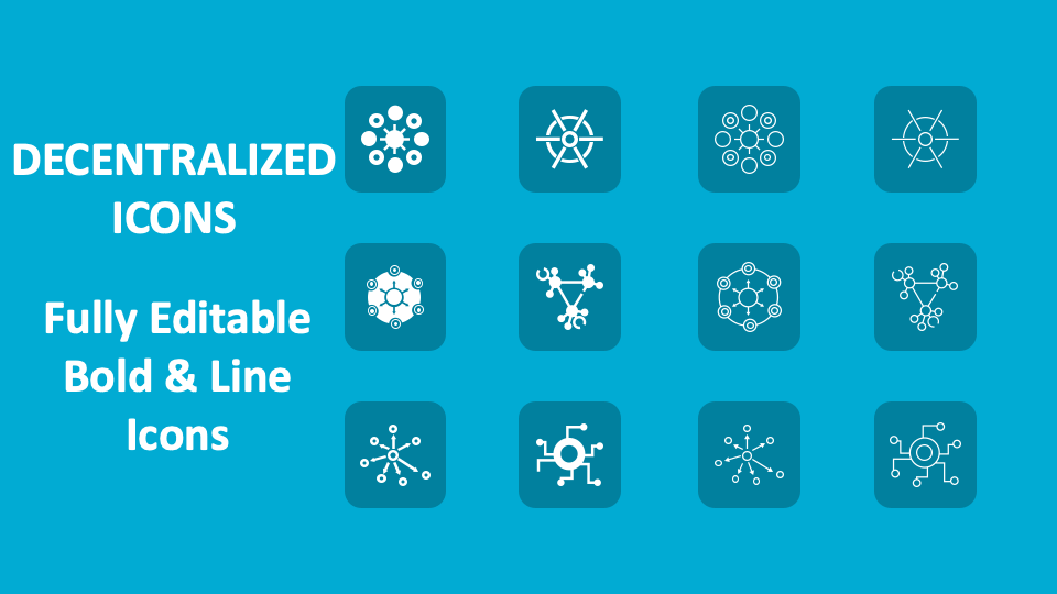 Decentralized Icons for PowerPoint and Google Slides - PPT Slides Decentralized Icons for PowerPoint and Google Slides - PPT Slides