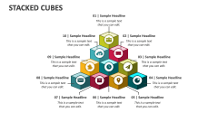 Stacked Cubes PowerPoint and Google Slides Template - PPT Slides