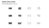 Bank Check Icons for PowerPoint and Google Slides - PPT Slides