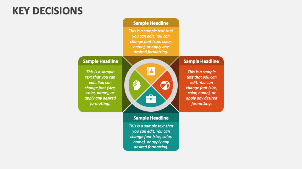 Key Decisions PowerPoint and Google Slides Template - PPT Slides Key Decisions PowerPoint and Google Slides Template - PPT Slides