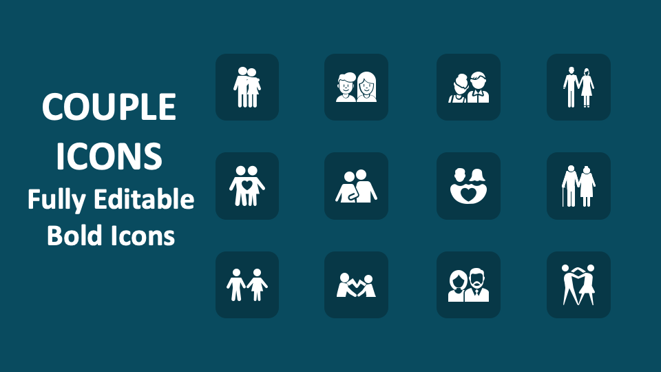 Couple Icons for PowerPoint and Google Slides - PPT Slides
