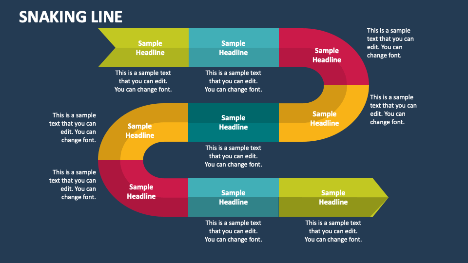 Snaking Line PowerPoint Presentation Slides - PPT Template