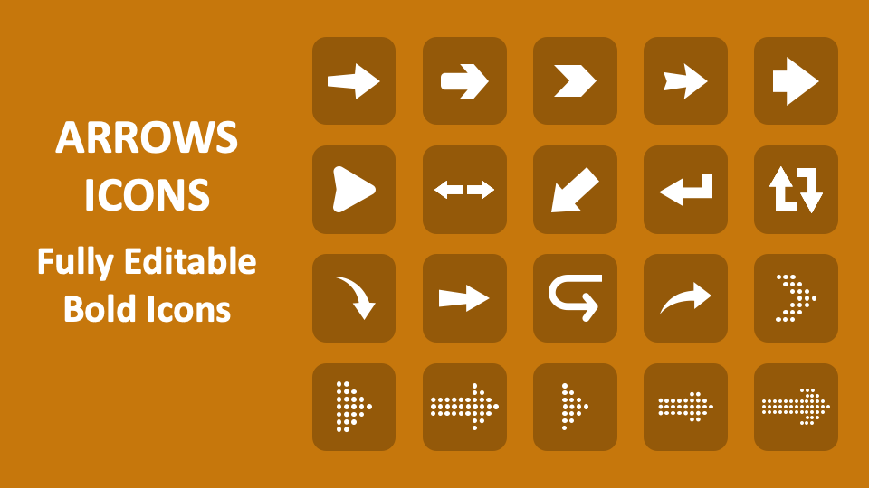 Arrows Icons for PowerPoint and Google Slides - PPT Slides