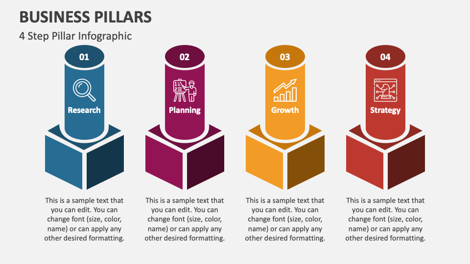 Business Pillars PowerPoint Presentation Slides - PPT Template