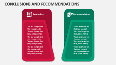 Conclusions and Recommendations PowerPoint Presentation Slides - PPT Template